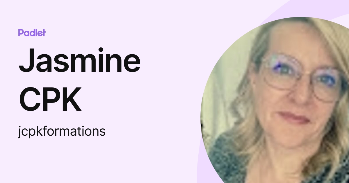 Jasmine CPK (jcpkformations) profile | Padlet