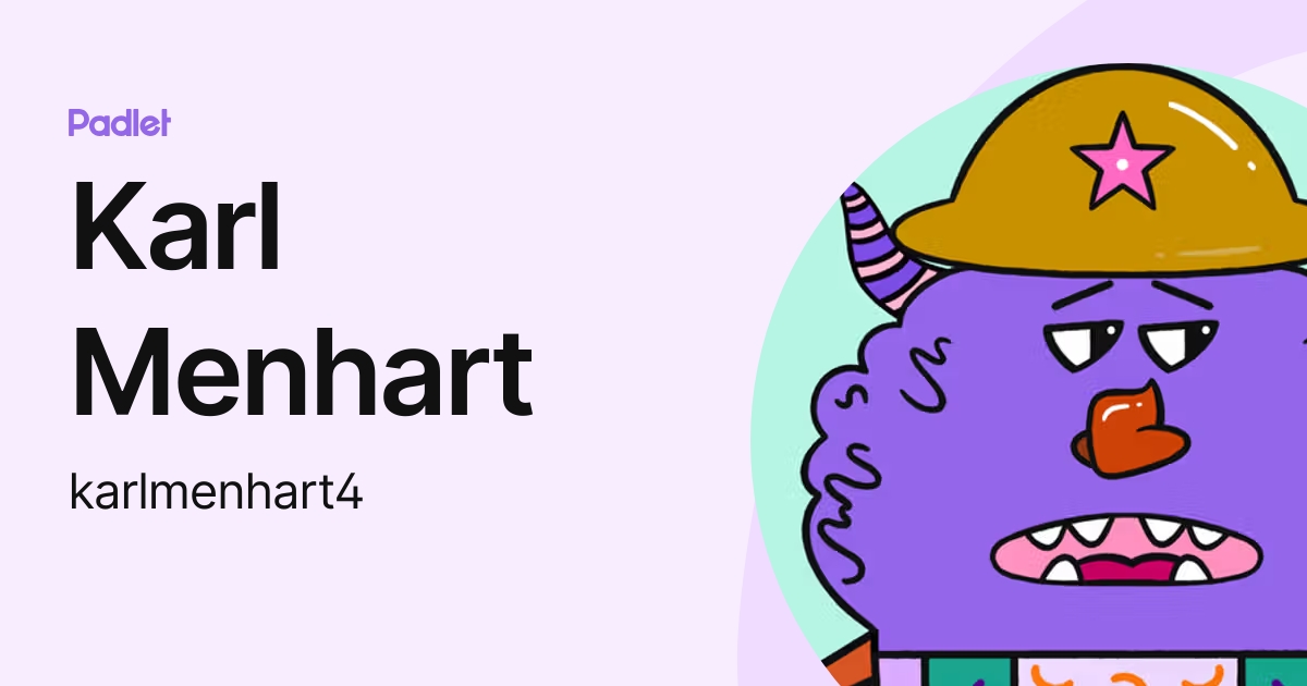 Karl Menhart (karlmenhart3) profile | Padlet