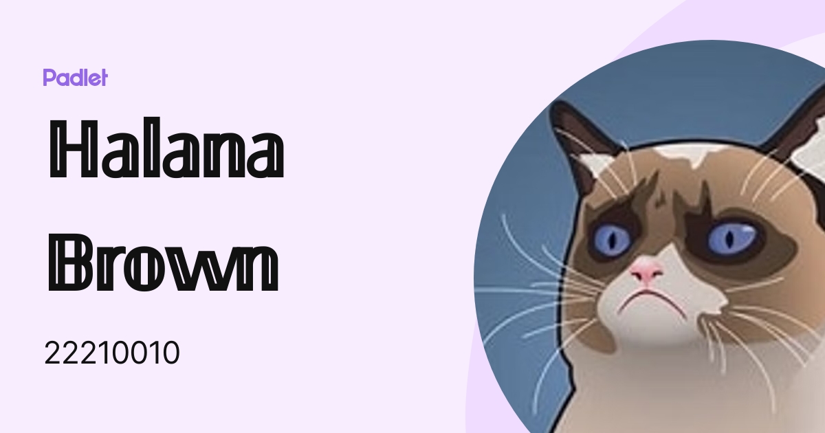 ℍ𝕒𝕝𝕒𝕟𝕒 𝔹𝕣𝕠𝕨𝕟 (22210010) profile | Padlet