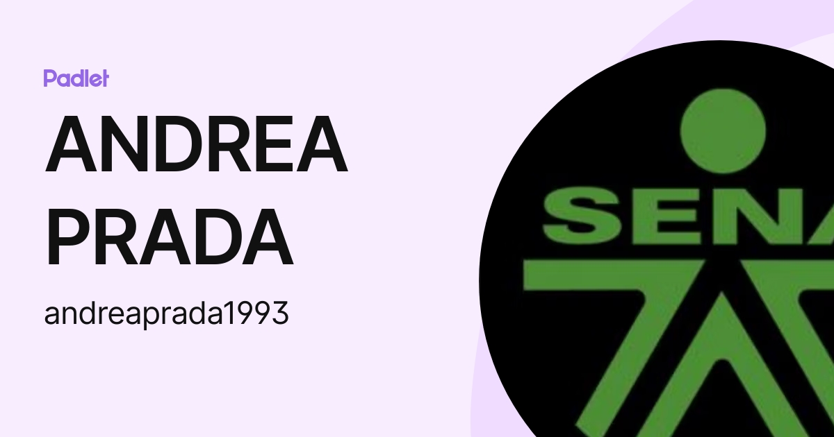 ANDREA PRADA (andreaprada1993) profile | Padlet