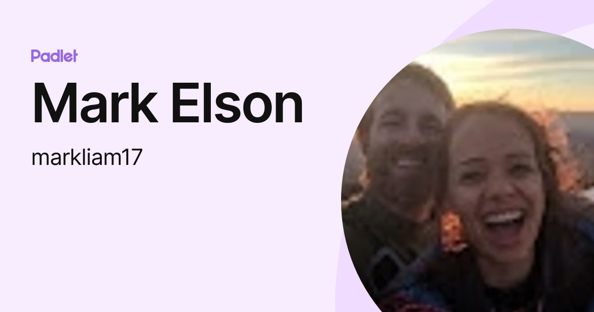 Mark Elson (markliam17) profile | Padlet