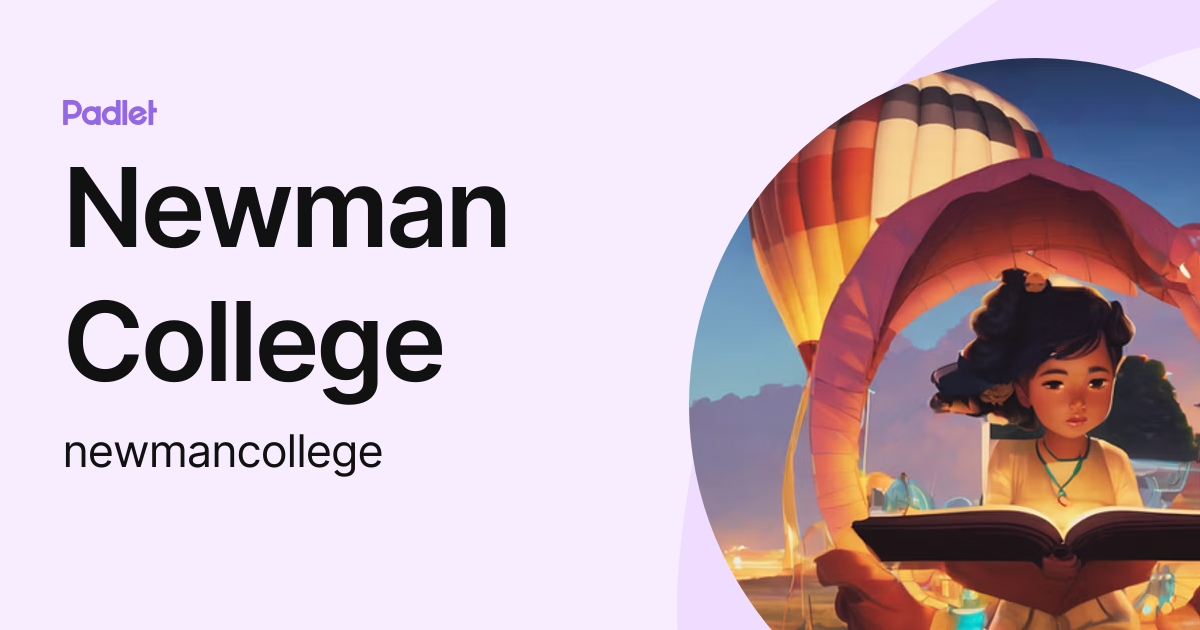 Newman College (newmancollege) profile | Padlet