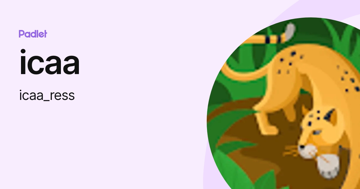 icaa (icaa_ress) profile | Padlet