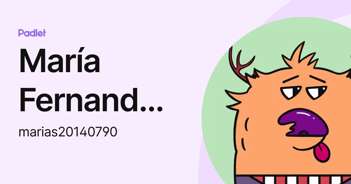 María Fernanda villota cadena (marias20140790) profile | Padlet
