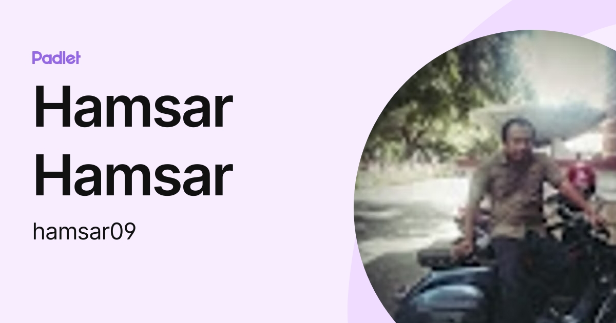 Hamsar Hamsar (hamsar09) profile | Padlet
