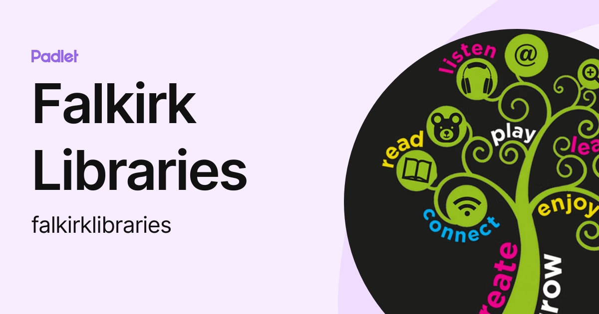 Falkirk Libraries (falkirklibraries) profile | Padlet