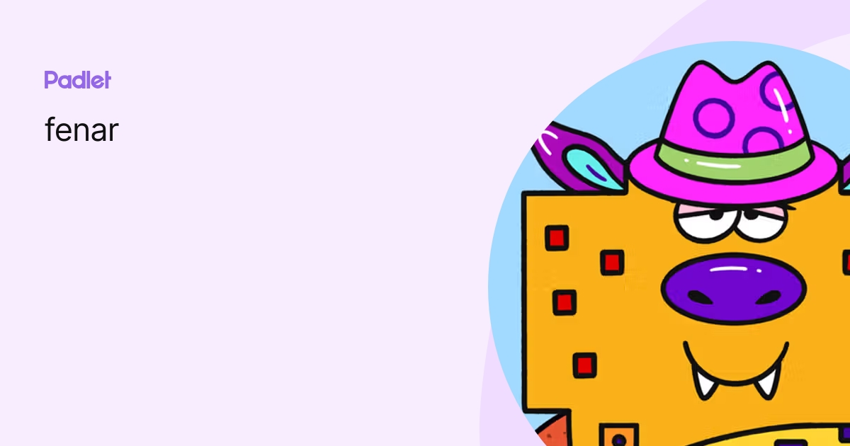 fenar profile | Padlet