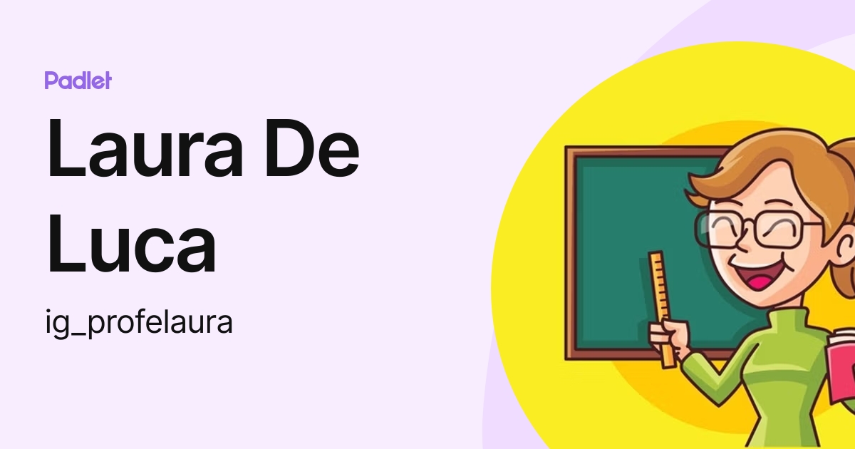 Laura De Luca (ig_profelaura) profile | Padlet