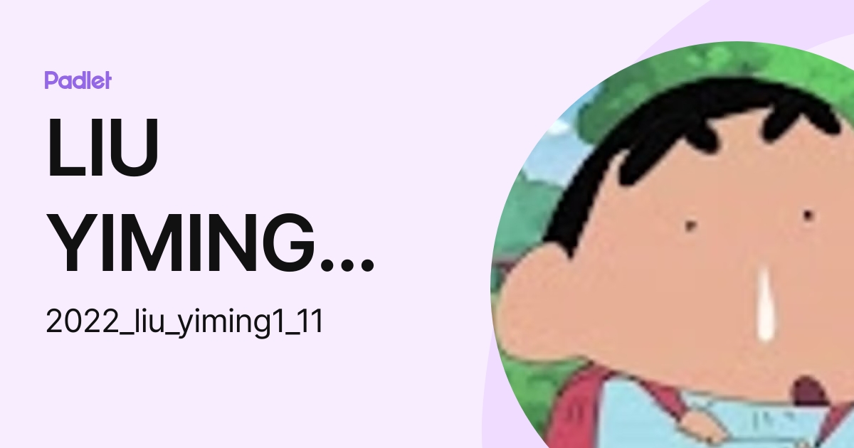 LIU YIMING S2-01 (2022_liu_yiming) profile | Padlet