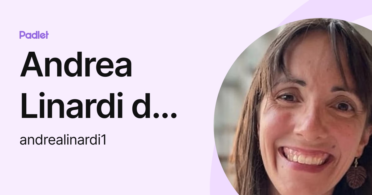 Andrea Linardi de Minten (andrealinardi1) profile | Padlet