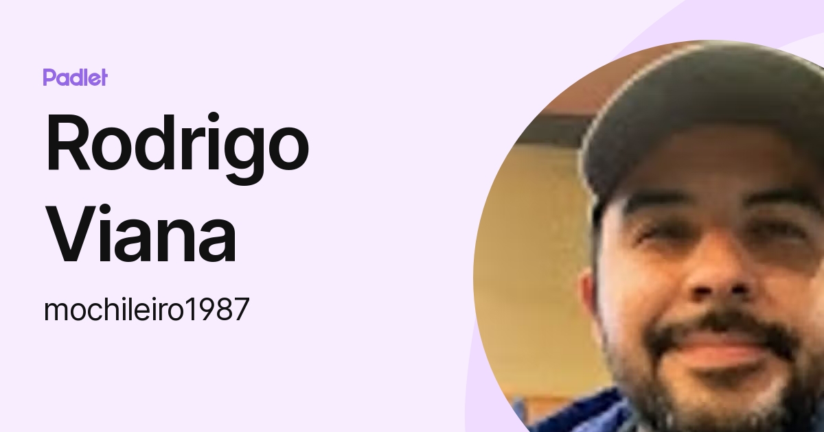 Rodrigo Viana (mochileiro1987) profile | Padlet