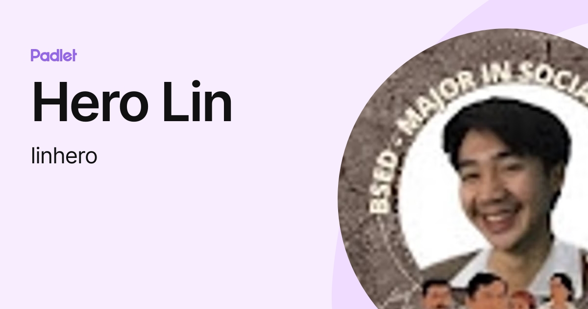 Hero Lin (linhero) profile | Padlet