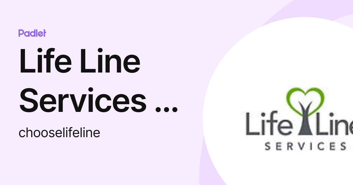 Life Line Services - Suboxone Clinic (chooselifeline) profile | Padlet