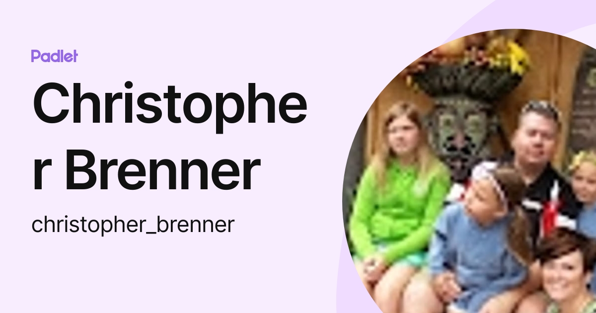 Christopher Brenner (christopher_brenner) profile | Padlet