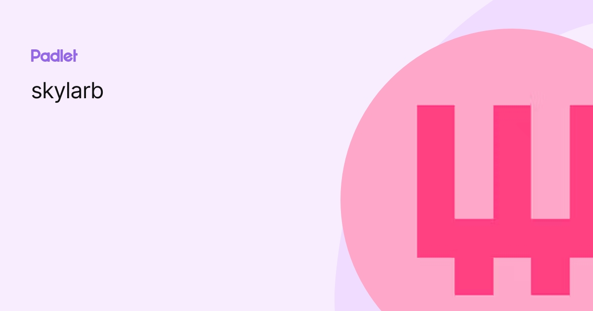 skylarb profile | Padlet