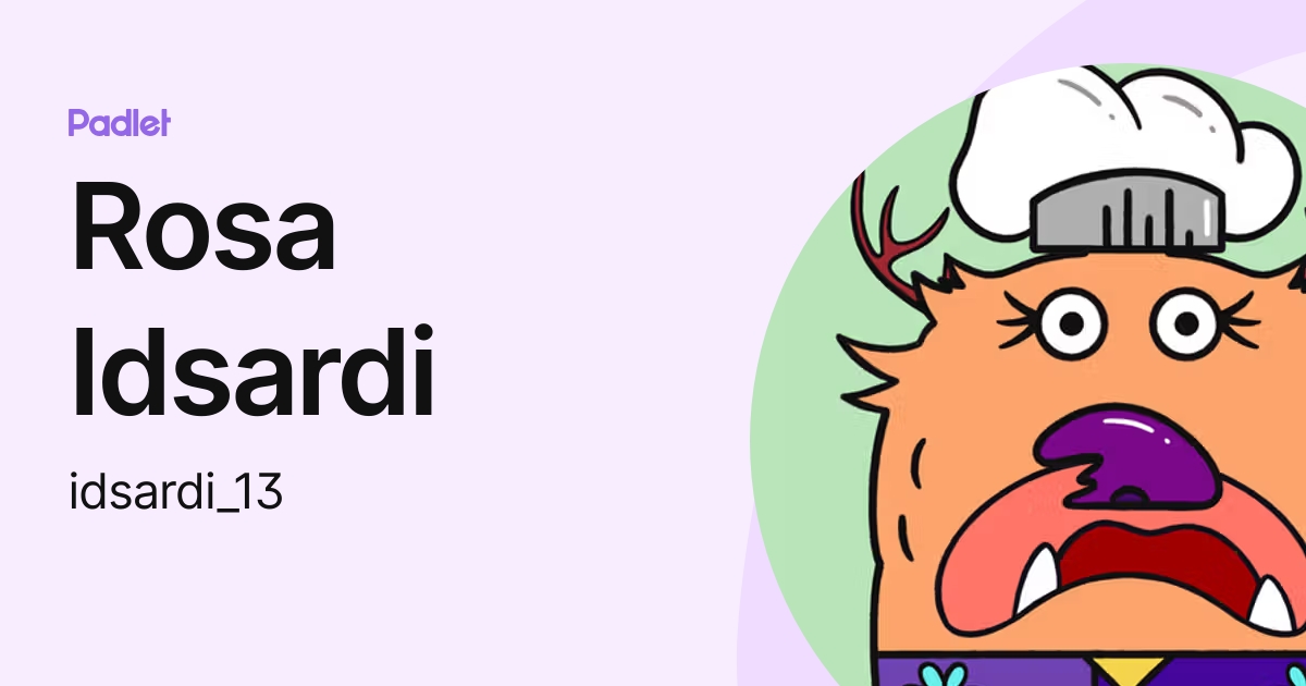 Rosa Idsardi (idsardi_13) profile | Padlet