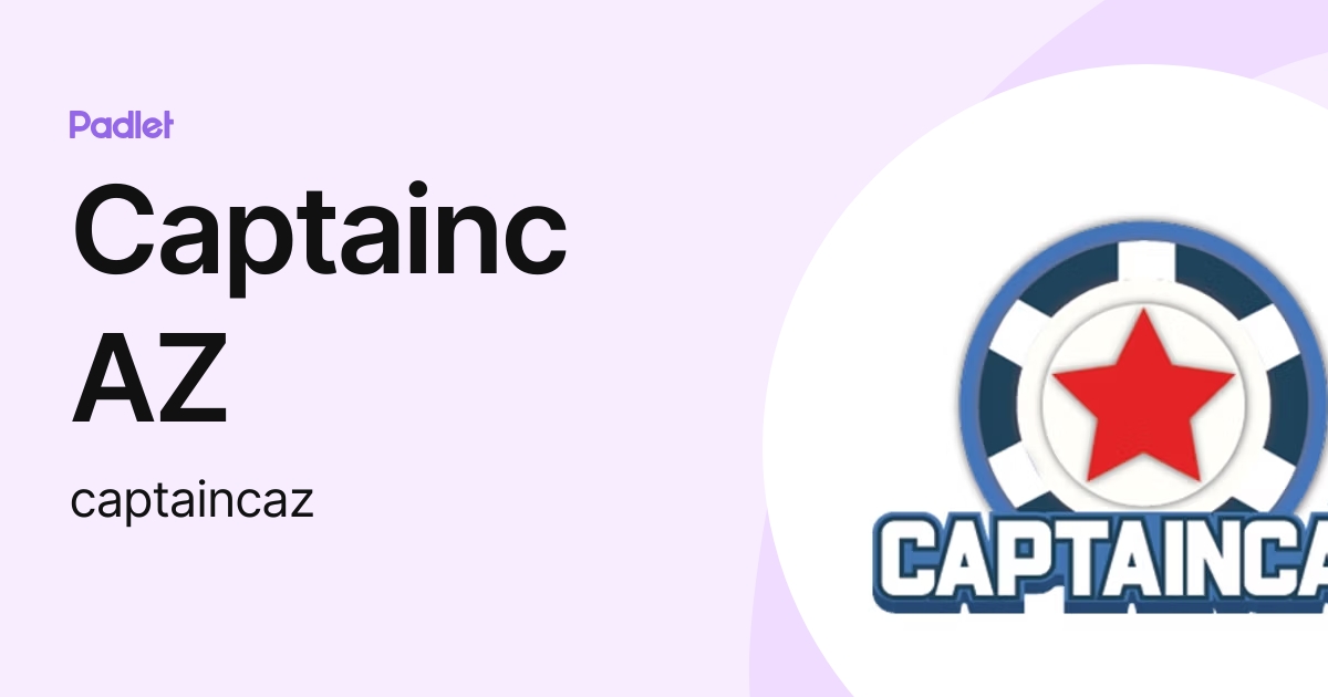 Captainc AZ (captaincaz) profile | Padlet