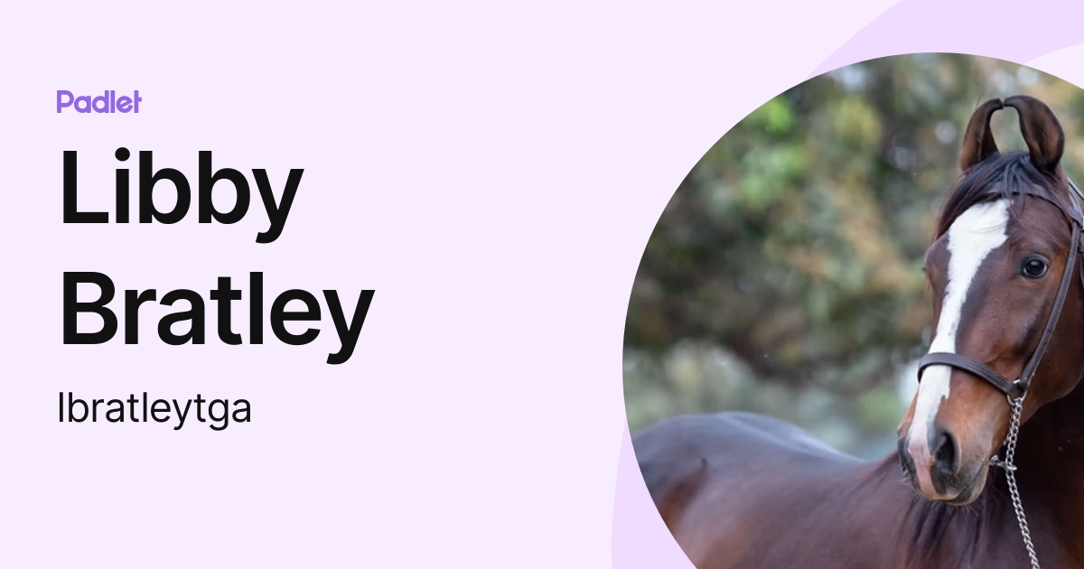 Libby Bratley (lbratleytga) profile | Padlet