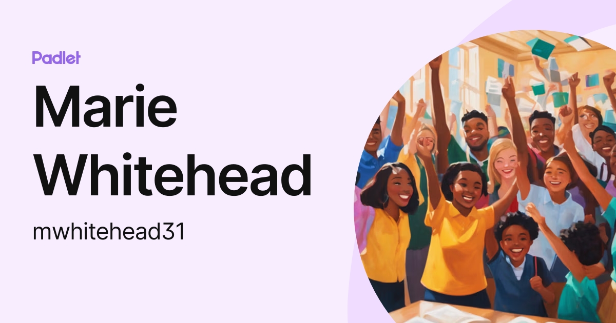 Marie Whitehead (mwhitehead31) profile | Padlet