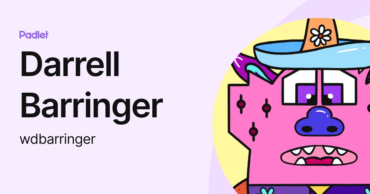 Darrell Barringer (wdbarringer) profile | Padlet