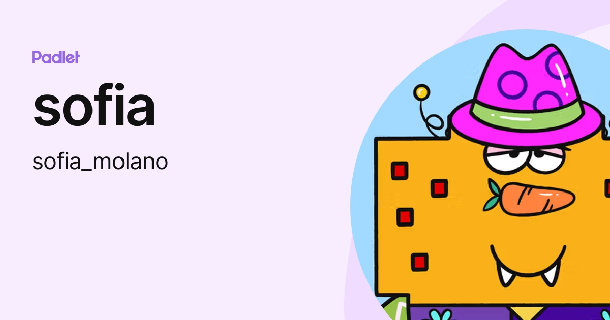 sofia (sofia_molano) profile | Padlet