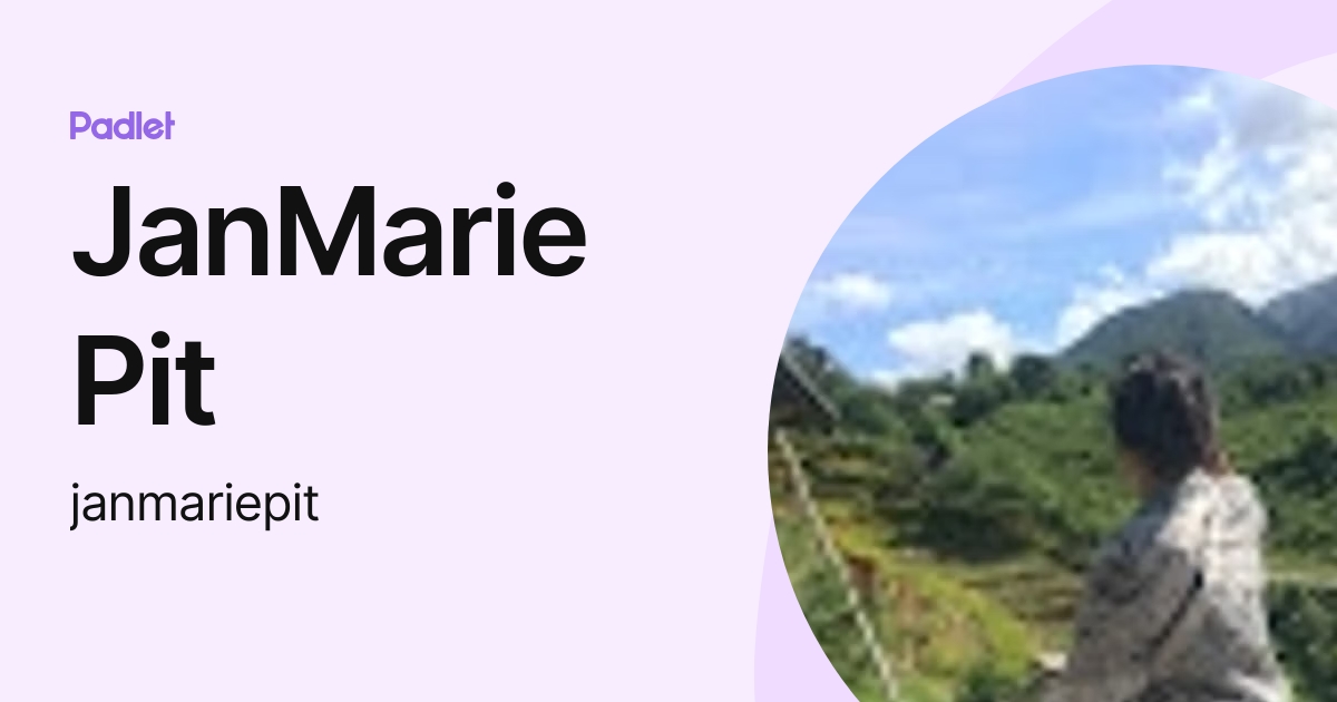 JanMarie Pit (janmariepit) profile | Padlet