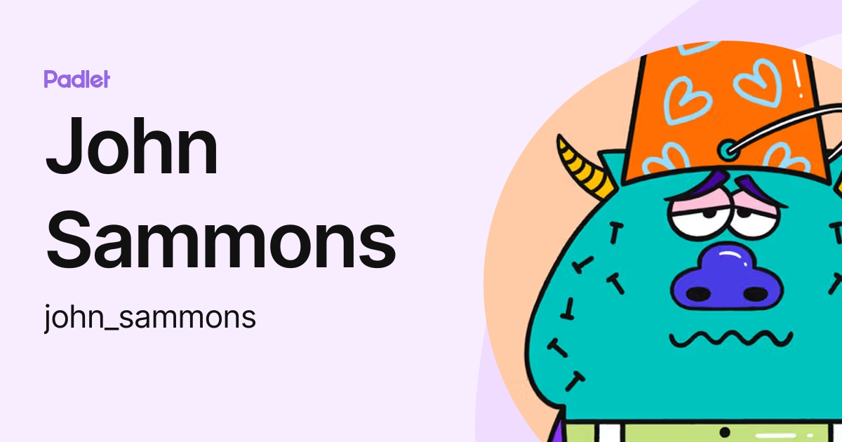 John Sammons (john_sammons) profile | Padlet