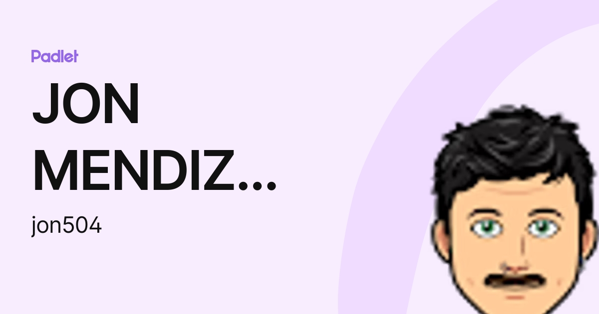 JON MENDIZABAL JUANIKORENA (jon504) profile | Padlet