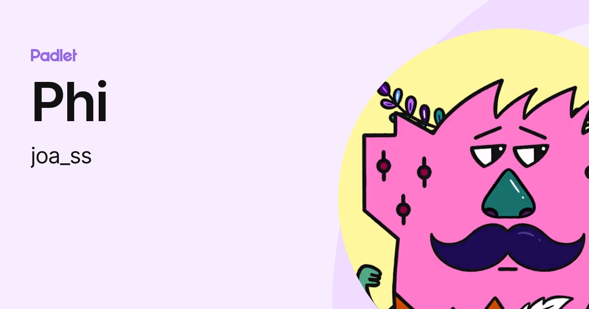 Joana San Sebastian (joa_ss) profile | Padlet