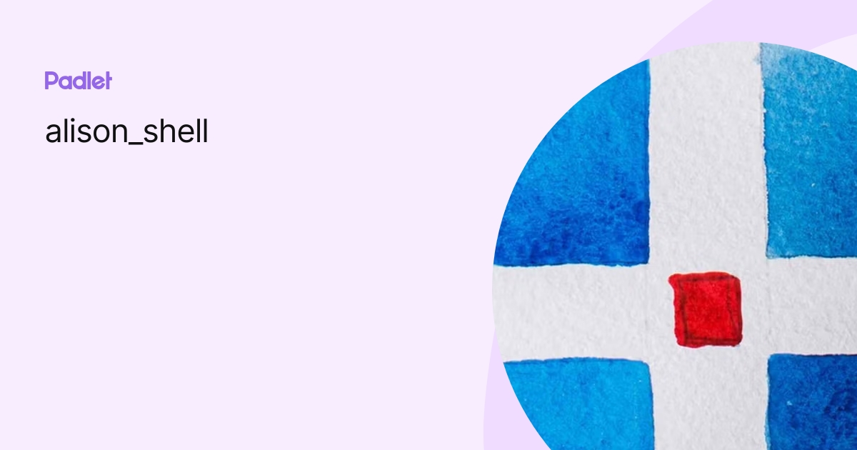 alison_shell profile | Padlet