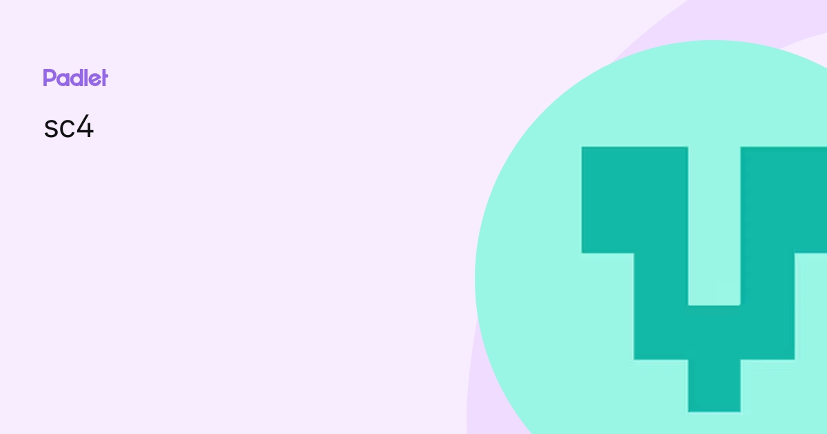 sc4 profile | Padlet