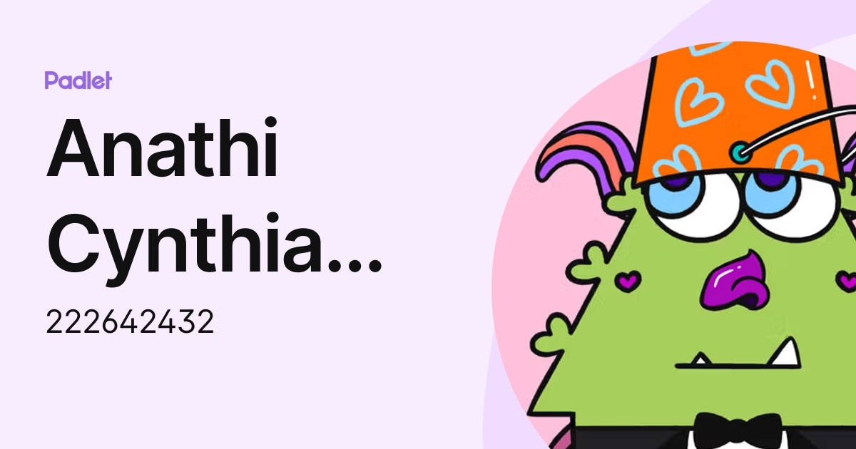 Anathi Cynthia Pendu (222642432) profile | Padlet