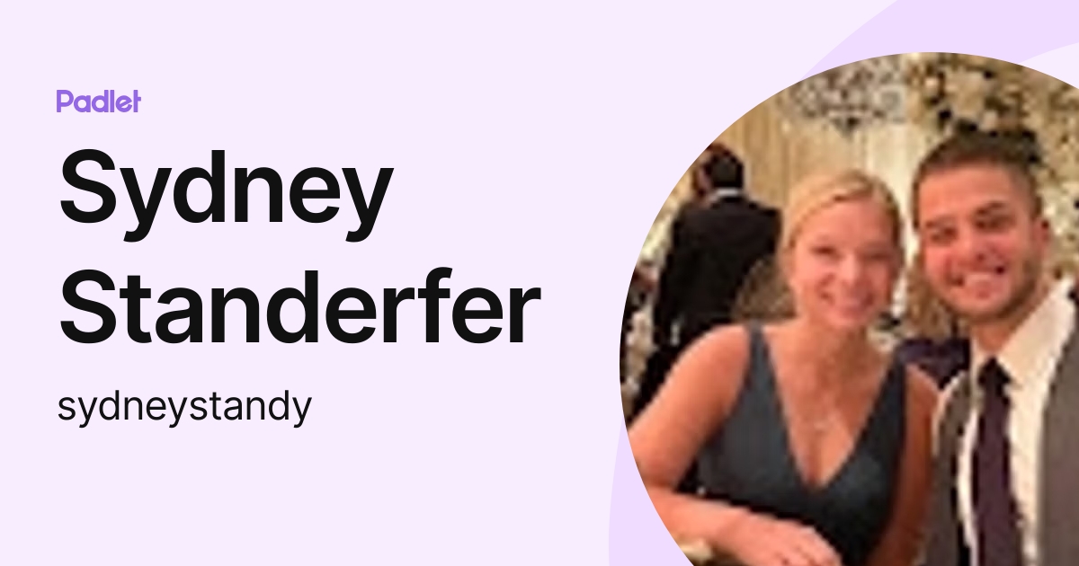 Sydney Standerfer (sydneystandy) profile | Padlet