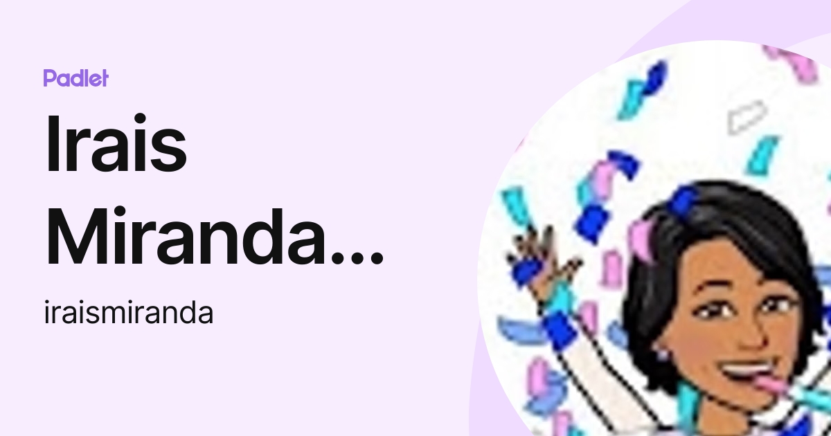 Irais Miranda García (iraismiranda) profile | Padlet