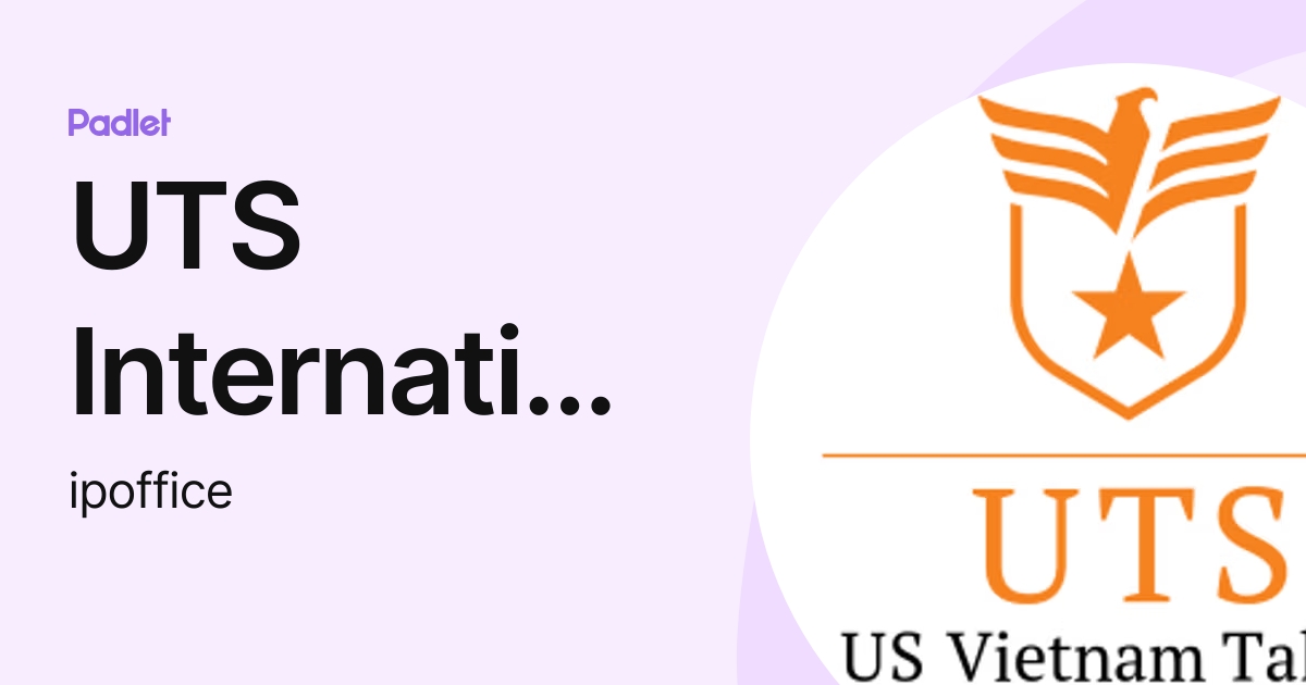 UTS International Program Office (ipoffice) profile | Padlet