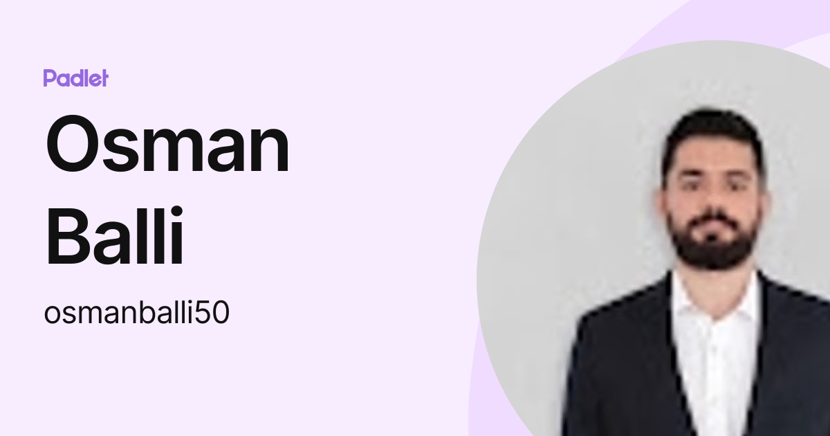 Osman Balli (osmanballi50) profile | Padlet