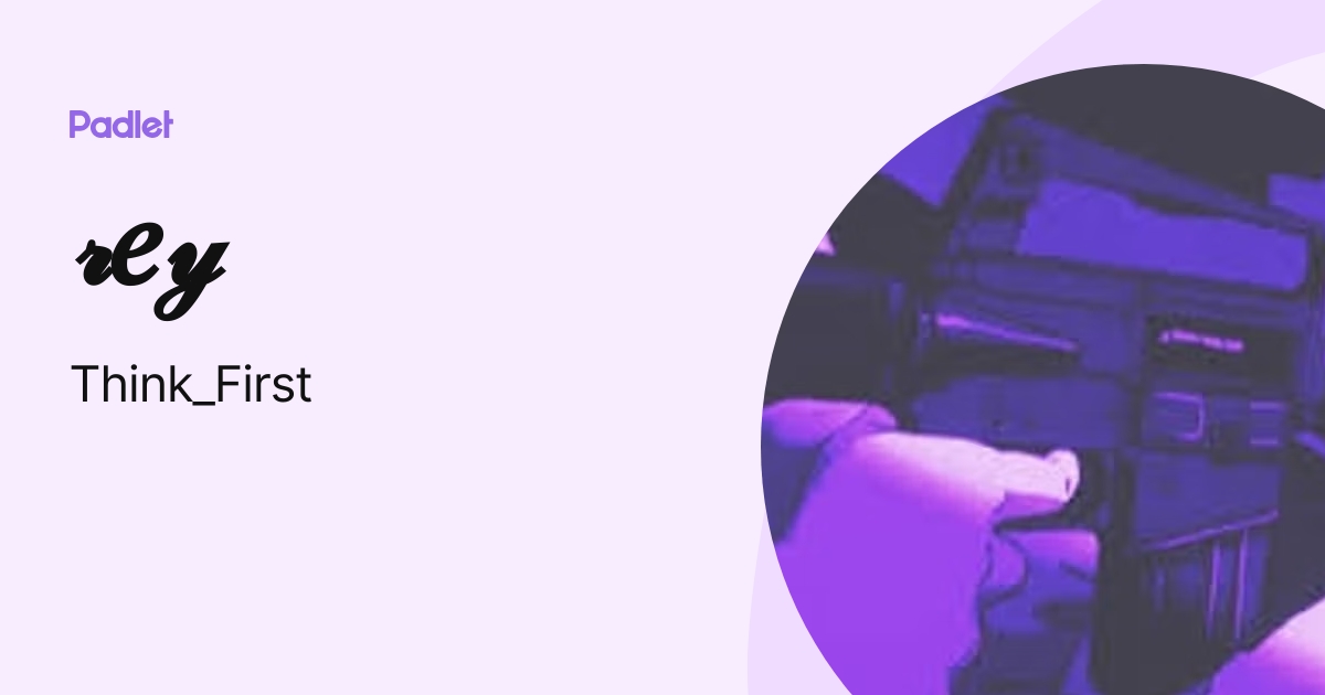 𝓇𝑒𝓎 (Think_First) profile | Padlet