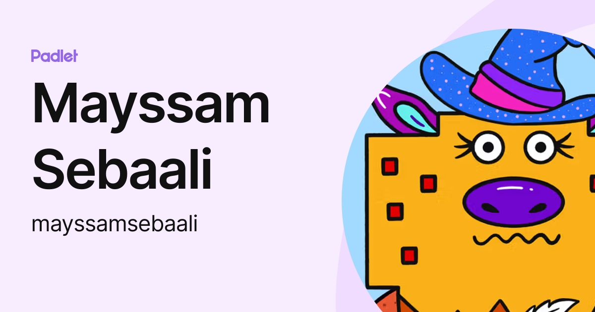 Mayssam Sebaali (mayssamsebaali) profile | Padlet