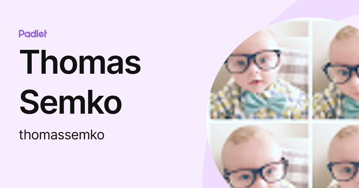 Thomas Semko (thomassemko) profile | Padlet