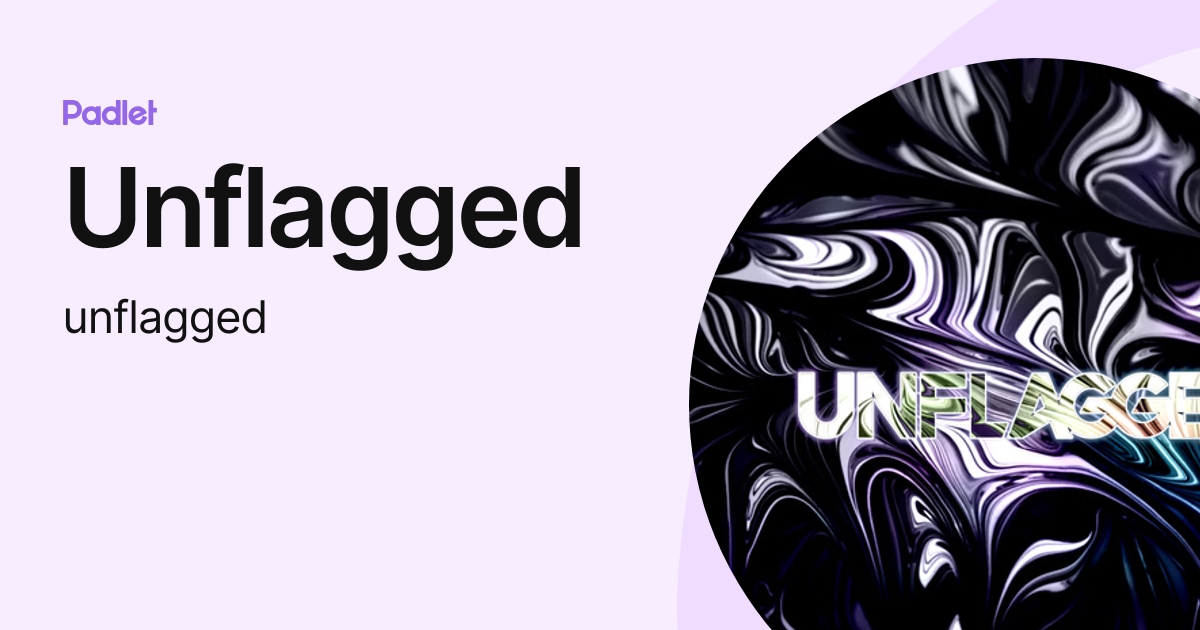 Unflagged (unflagged) profile | Padlet
