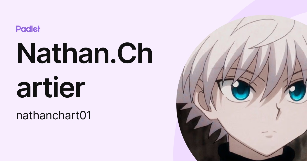 Nathan.Chartier (nathanchart01) profile | Padlet