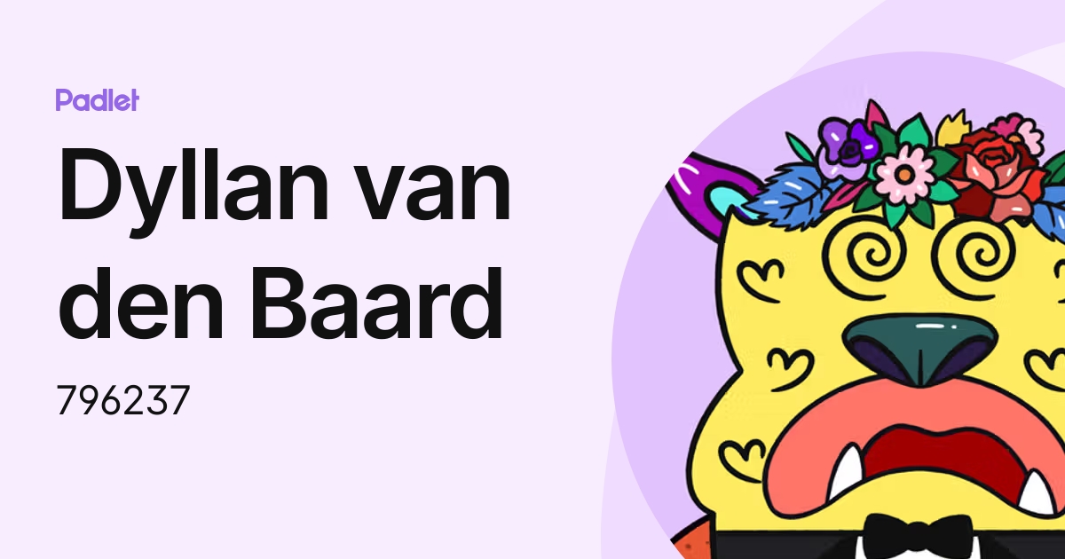 Dyllan van den Baard (796237) profile | Padlet