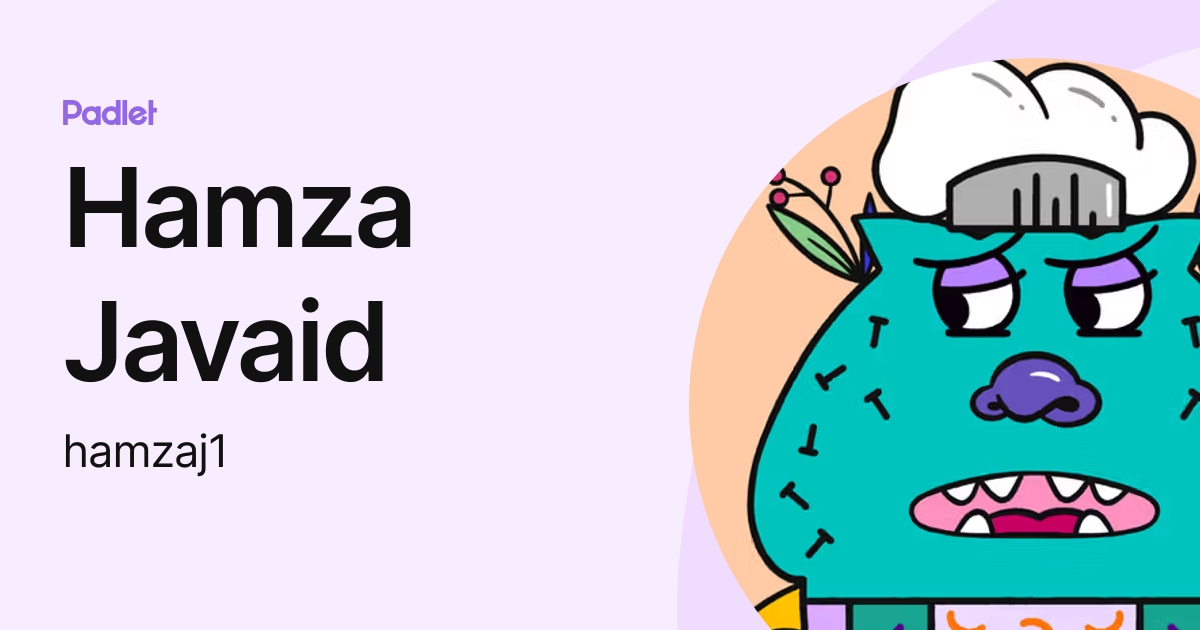 Hamza Javaid (hamzaj1) profile | Padlet
