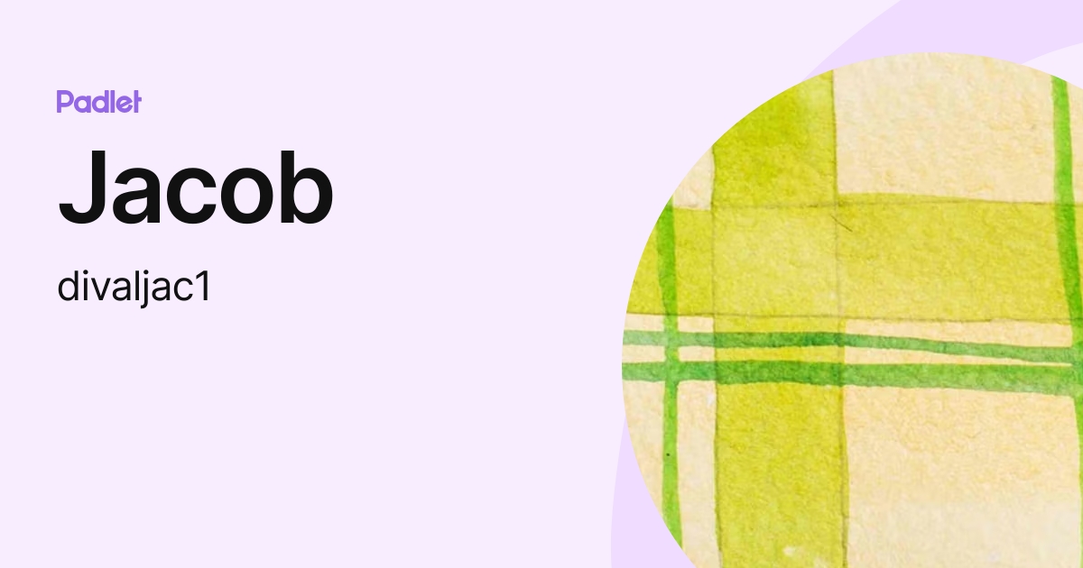 Jacob (divaljac1) profile | Padlet