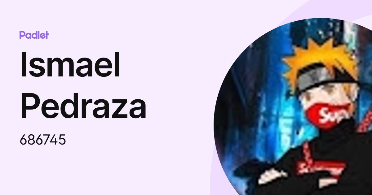Ismael Pedraza (686745) profile | Padlet