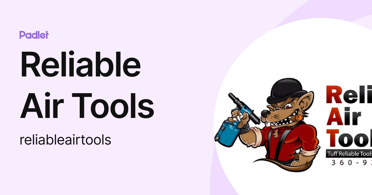 Reliable Air Tools (reliableairtools) profile | Padlet