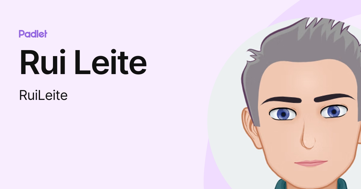 Rui Leite (RuiLeite) profile | Padlet