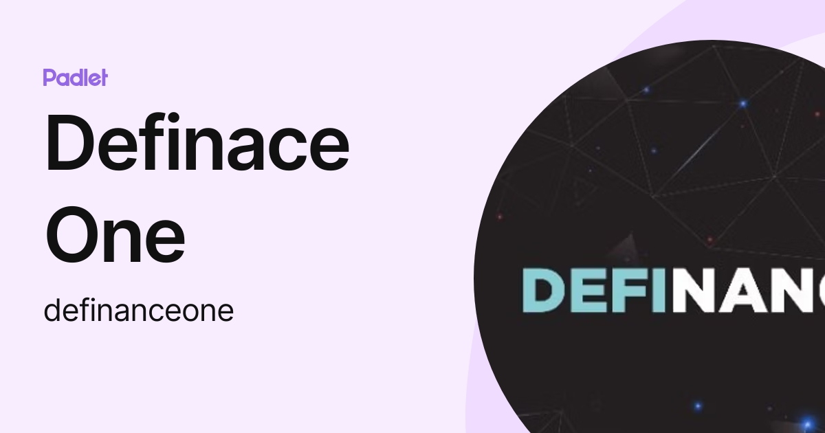 Definace One (definanceone) profile | Padlet