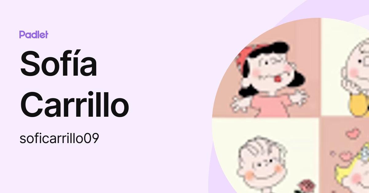 Sofía Carrillo (soficarrillo09) profile | Padlet