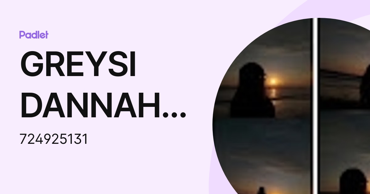 GREYSI DANNAH PALACIOS YALICO (724925131) profile | Padlet